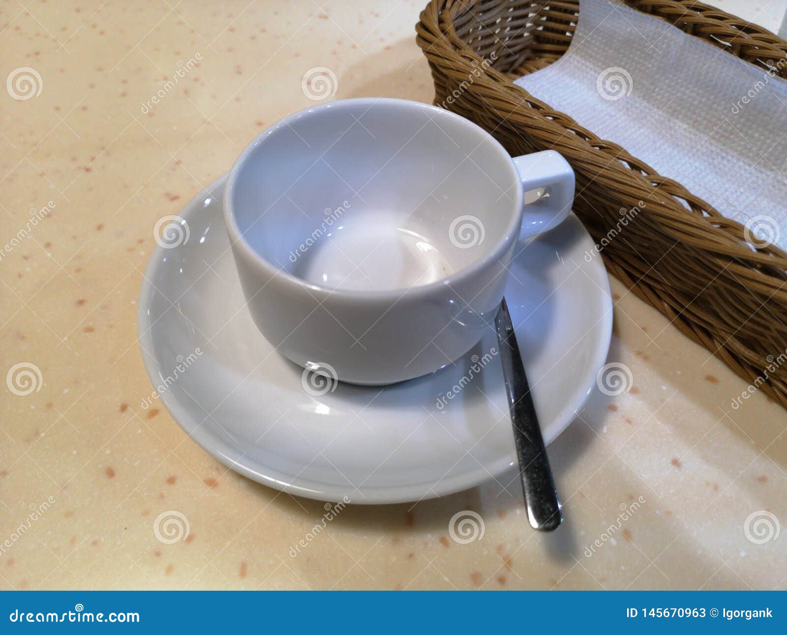 Empty coffee cup stock image. Image of ceramics, breakfast - 145670963