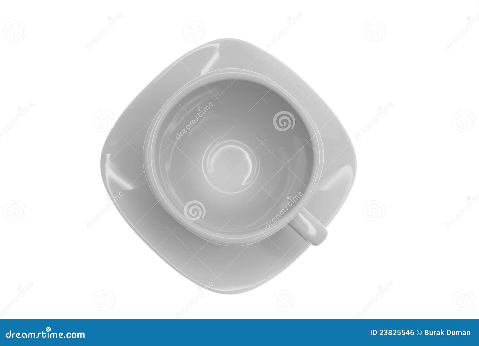 Empty coffee mug, top view stock photo. Image of coffee - 23825546