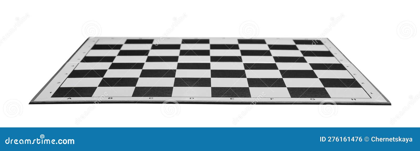 Empty Color Game Checkerboard Isolated on White Stock Photo - Image of ...