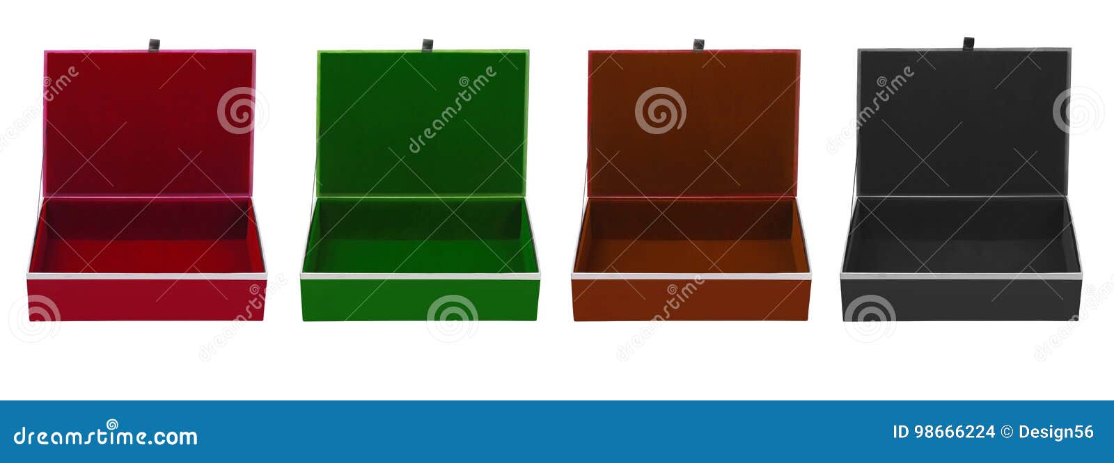 Empty Colourful Boxes stock photo. Image of packaging - 98666224