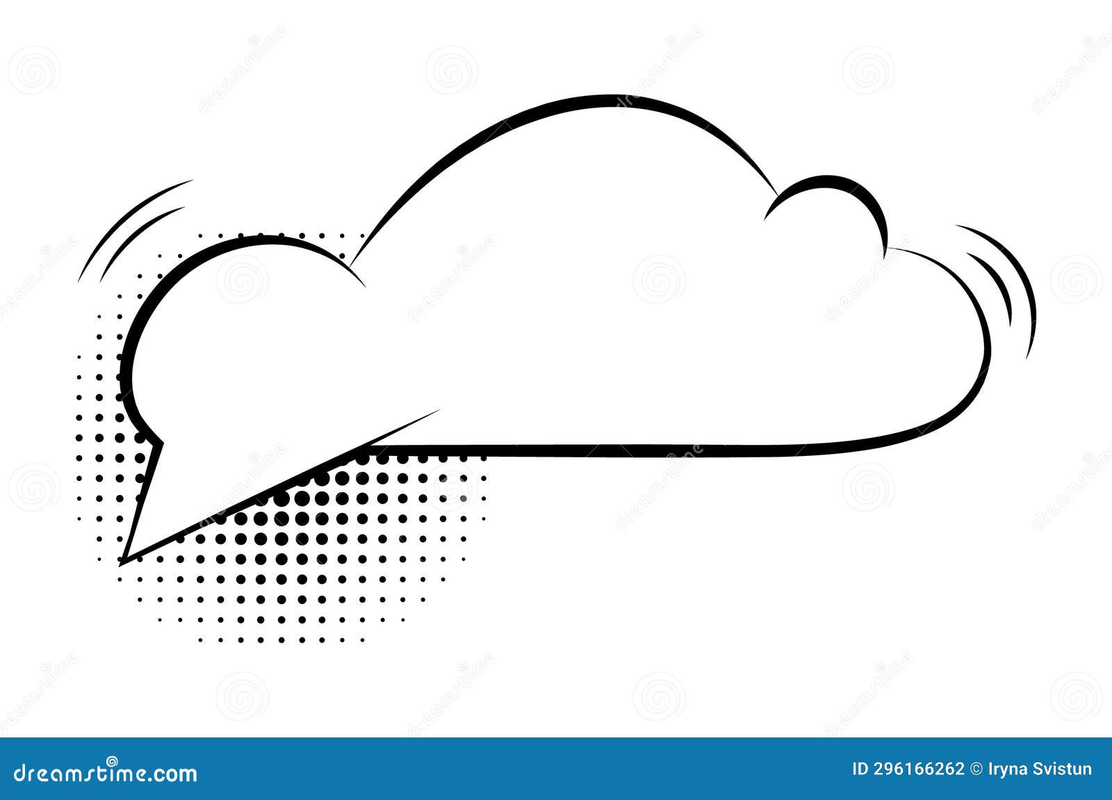 Empty Comic Style Speech Buble.Design Elements for Poster, T Shirt, Banner Stock Vector ...