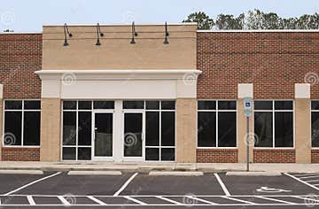 Empty Commercial Building stock photo. Image of headquarters - 3855578