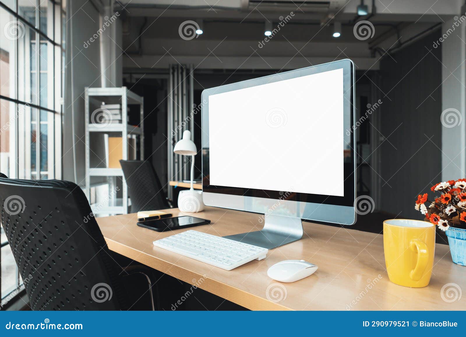 Empty Computer Monitor Screen for Design Mock Up Template Jivy Stock ...
