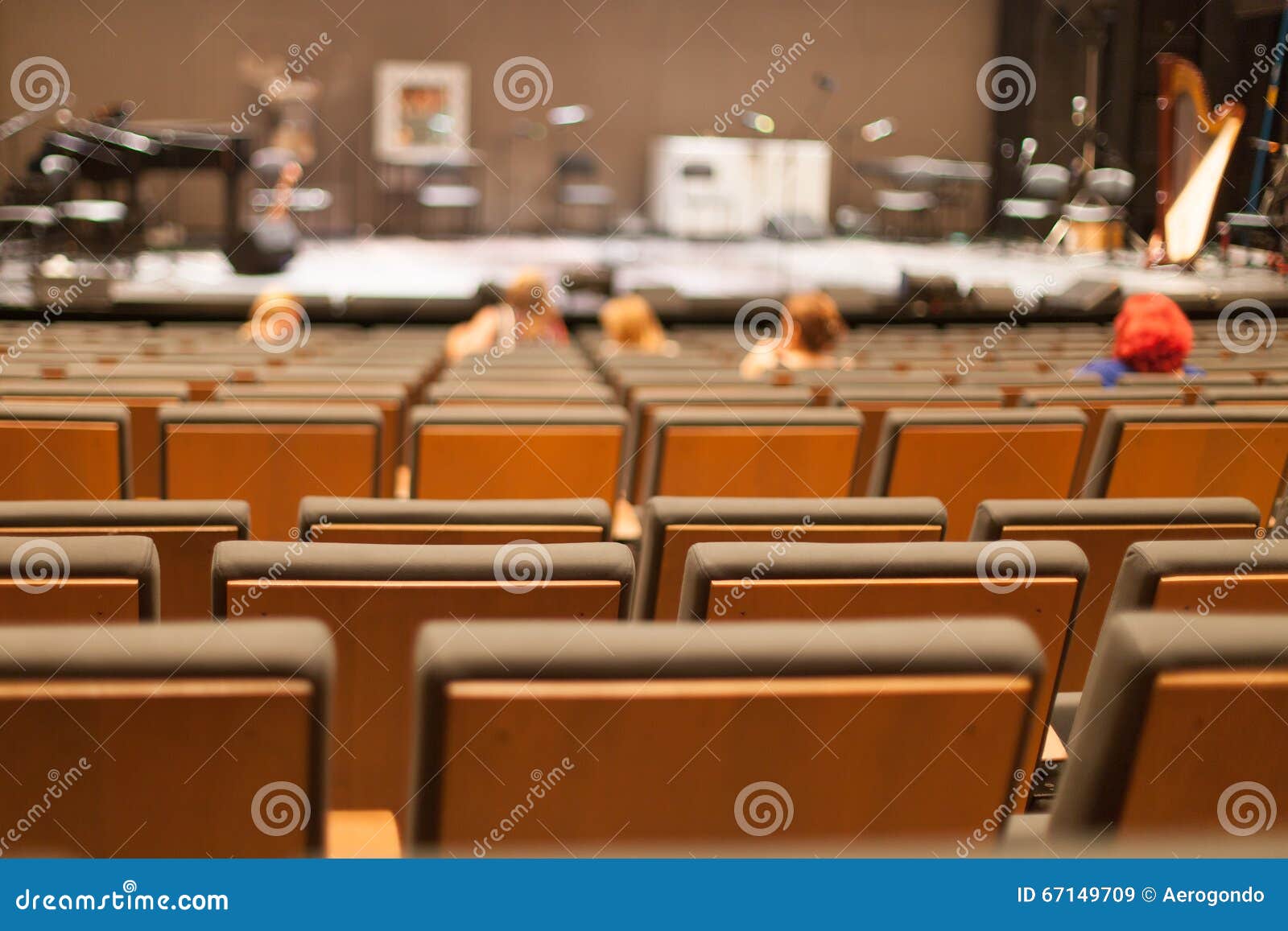 Empty concert hall stock image. Image of music, movie - 67149709