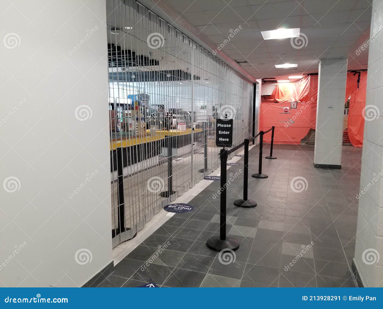 Empty Concession Cafe Under Construction Editorial Photo - Image of ...