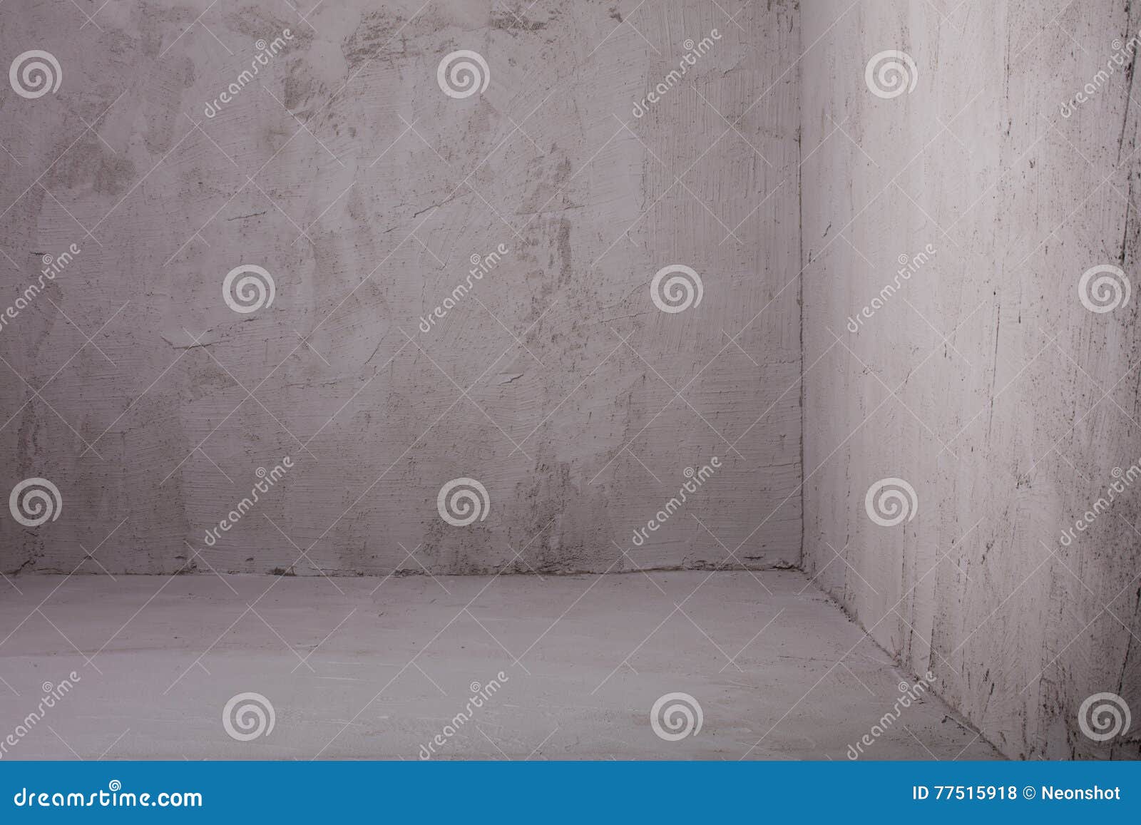 Empty concrete room. stock photo. Image of floor, solid - 77515918