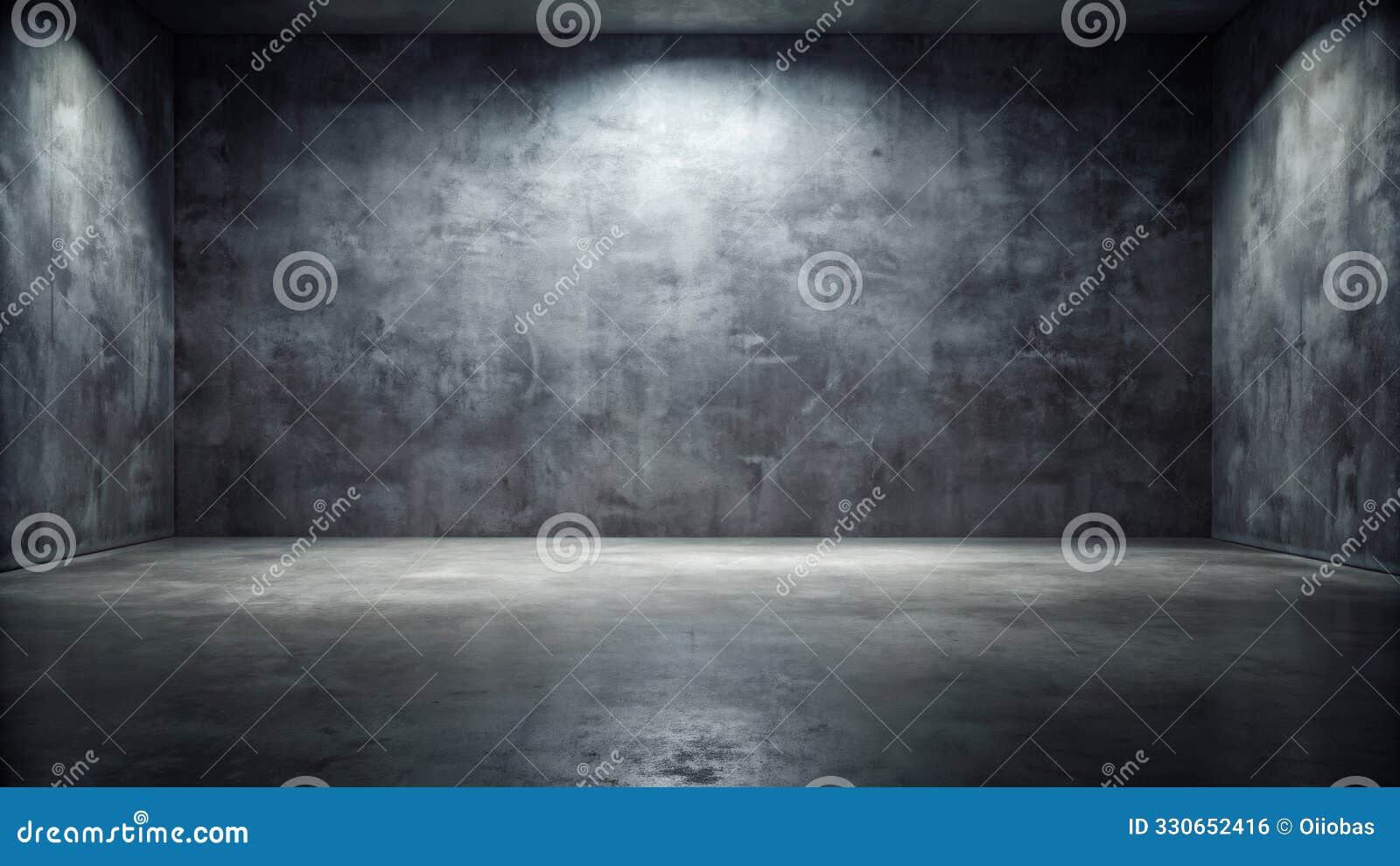 Empty Concrete Room with Spotlight, Concrete Room, Empty Room, Concrete ...