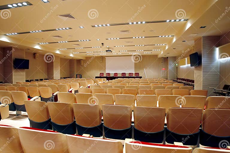 Empty conference hall stock photo. Image of furniture - 18851712