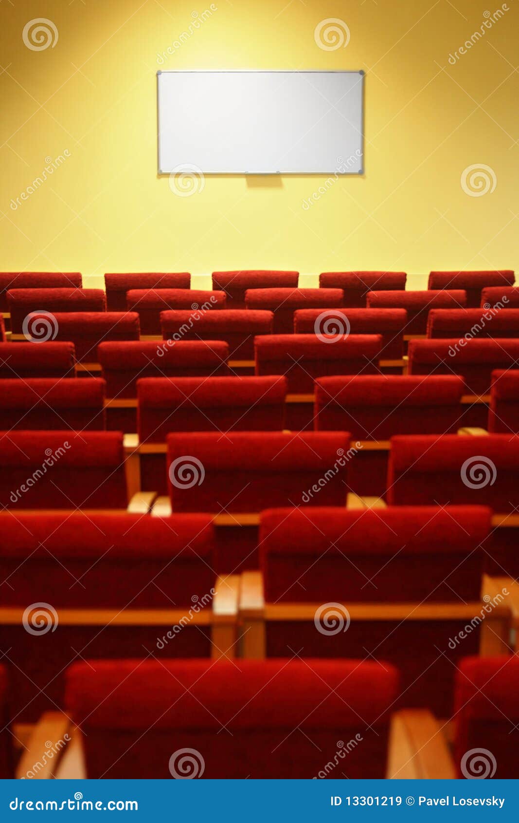 Empty Conference Hall. Rows of a Chairs Stock Image - Image of ...