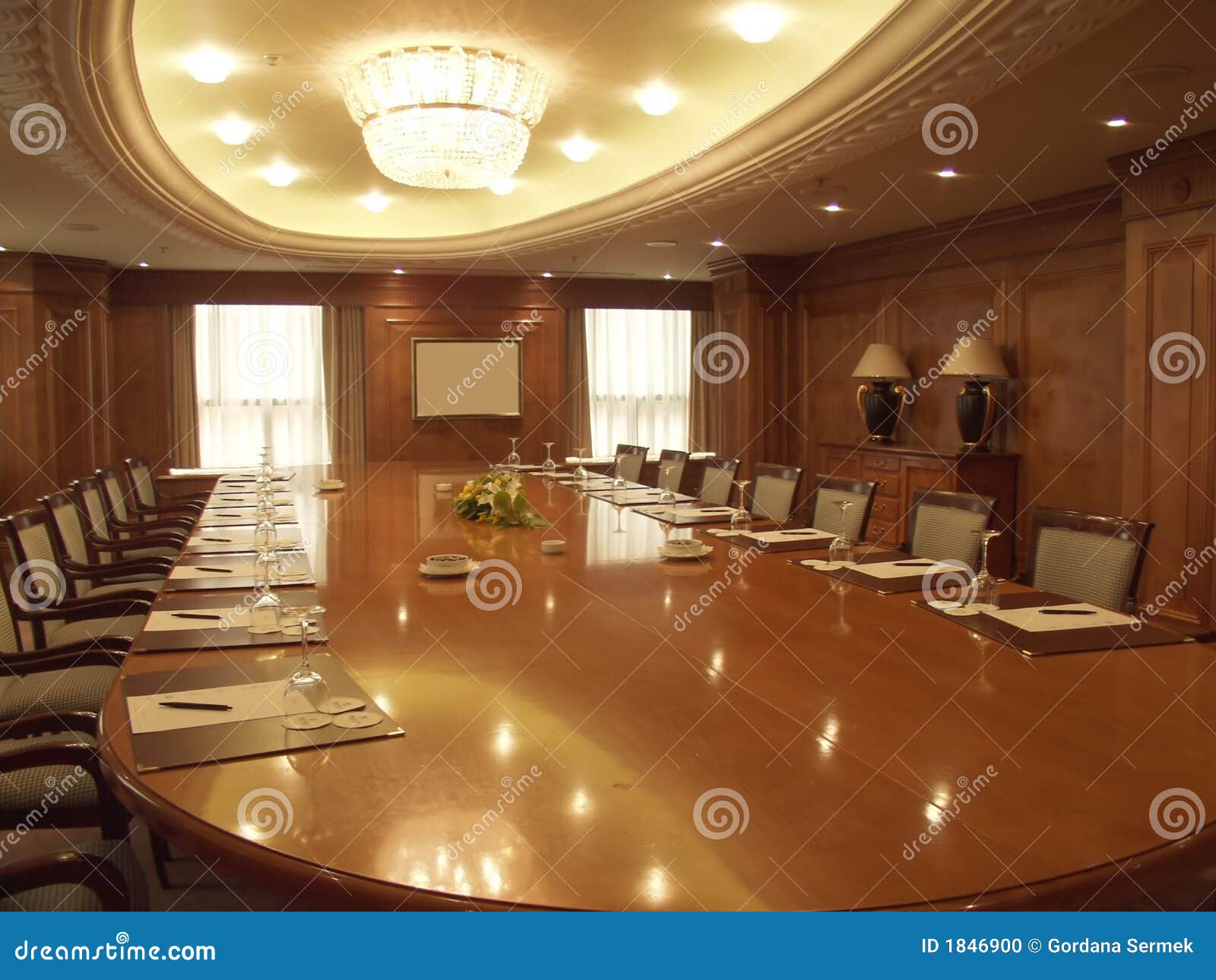 Empty conference room stock photo. Image of media, discussion - 1846900