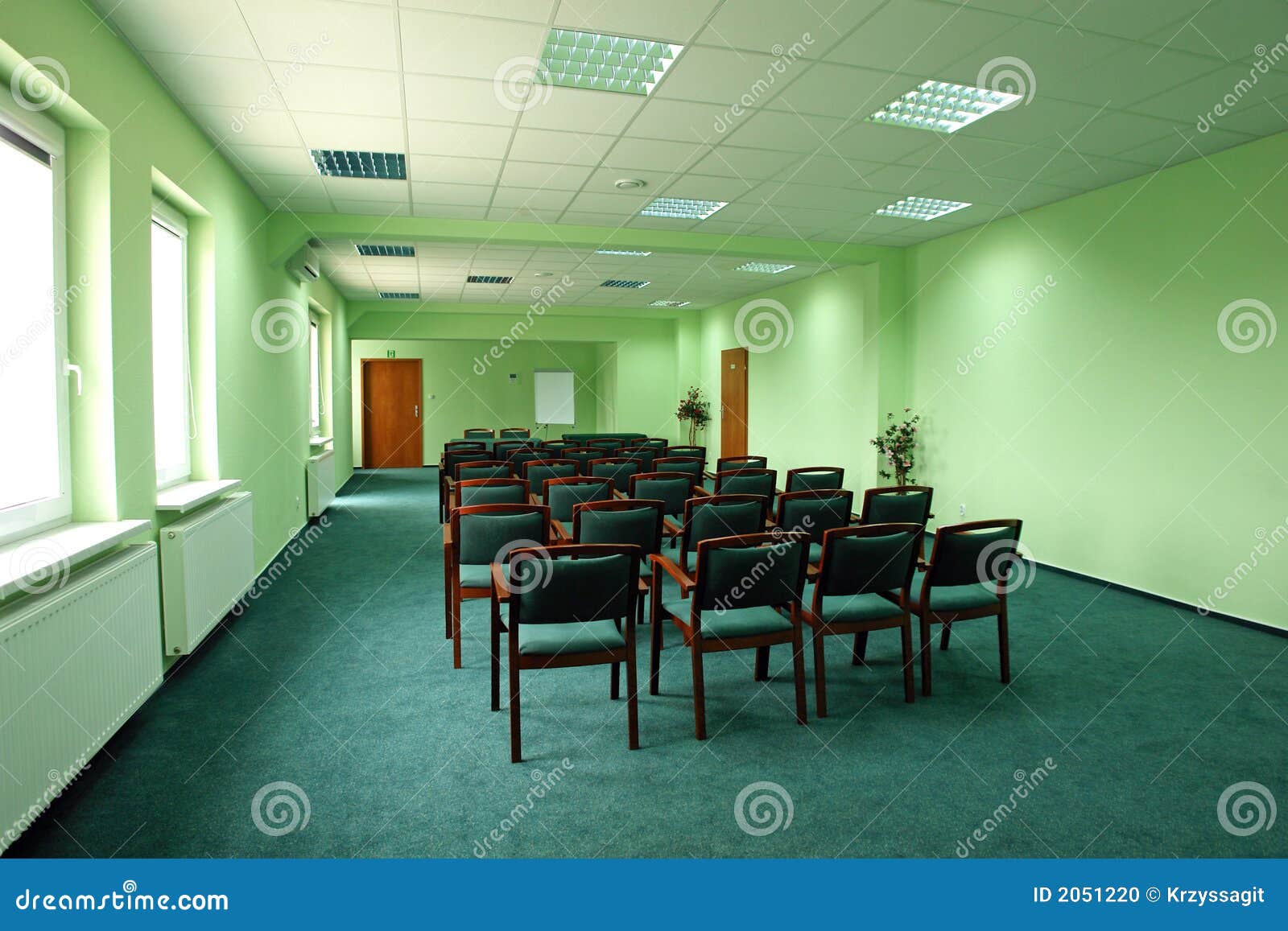 Empty conference room. stock photo. Image of conference - 2051220