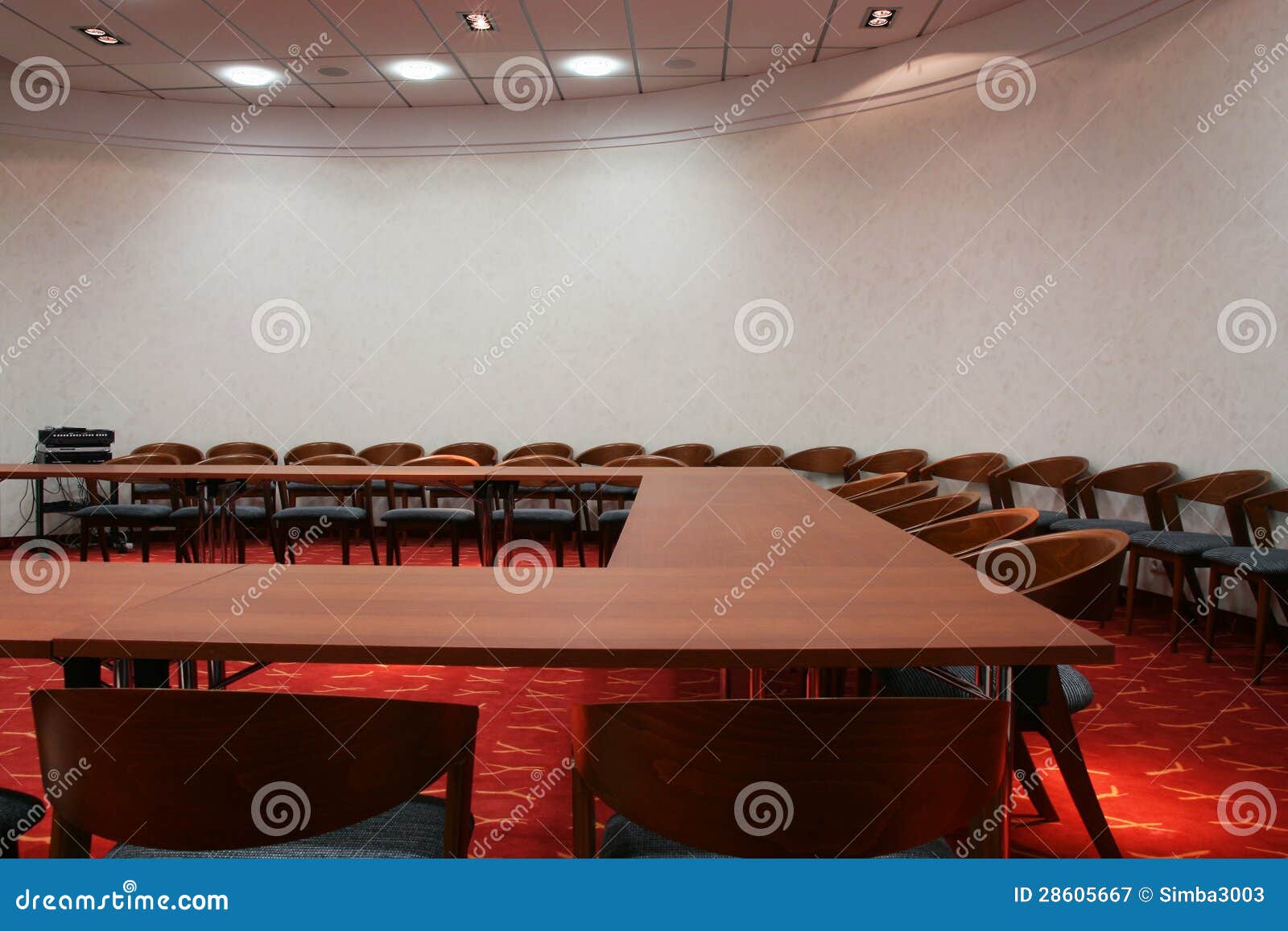 Empty Conference Room stock image. Image of chairs, empty - 28605667