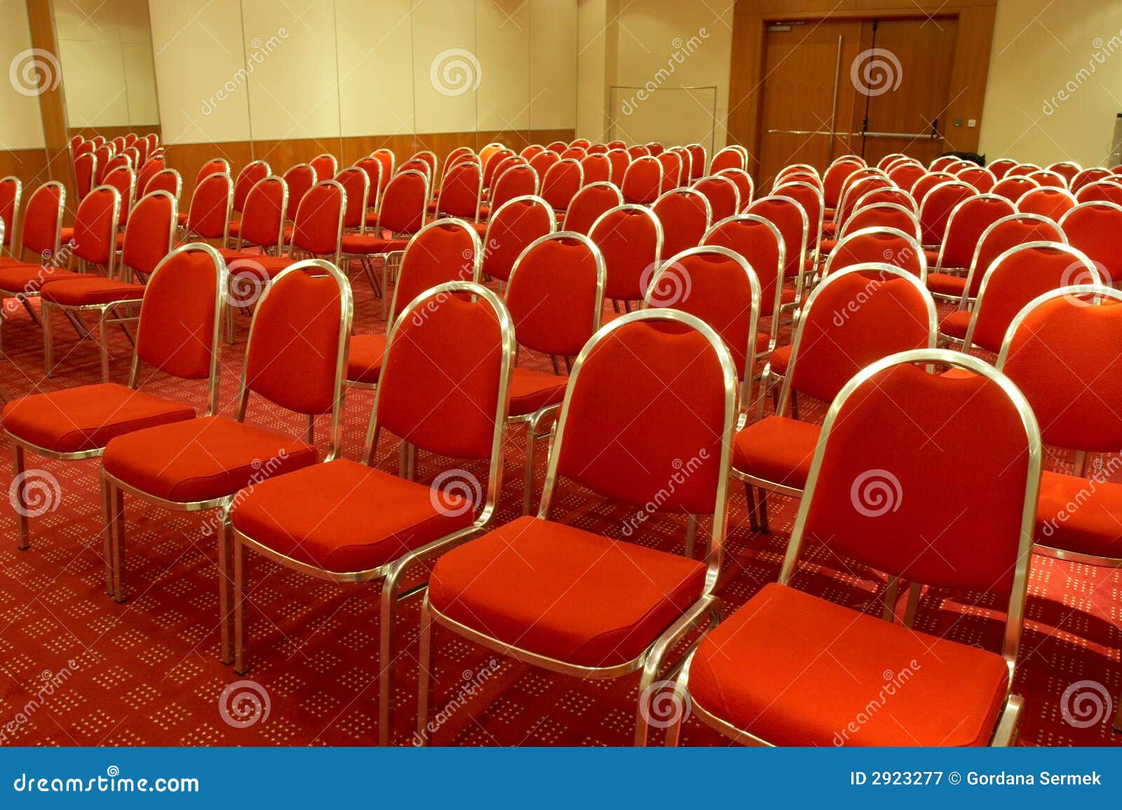 Empty conference room stock image. Image of interior, congress - 2923277