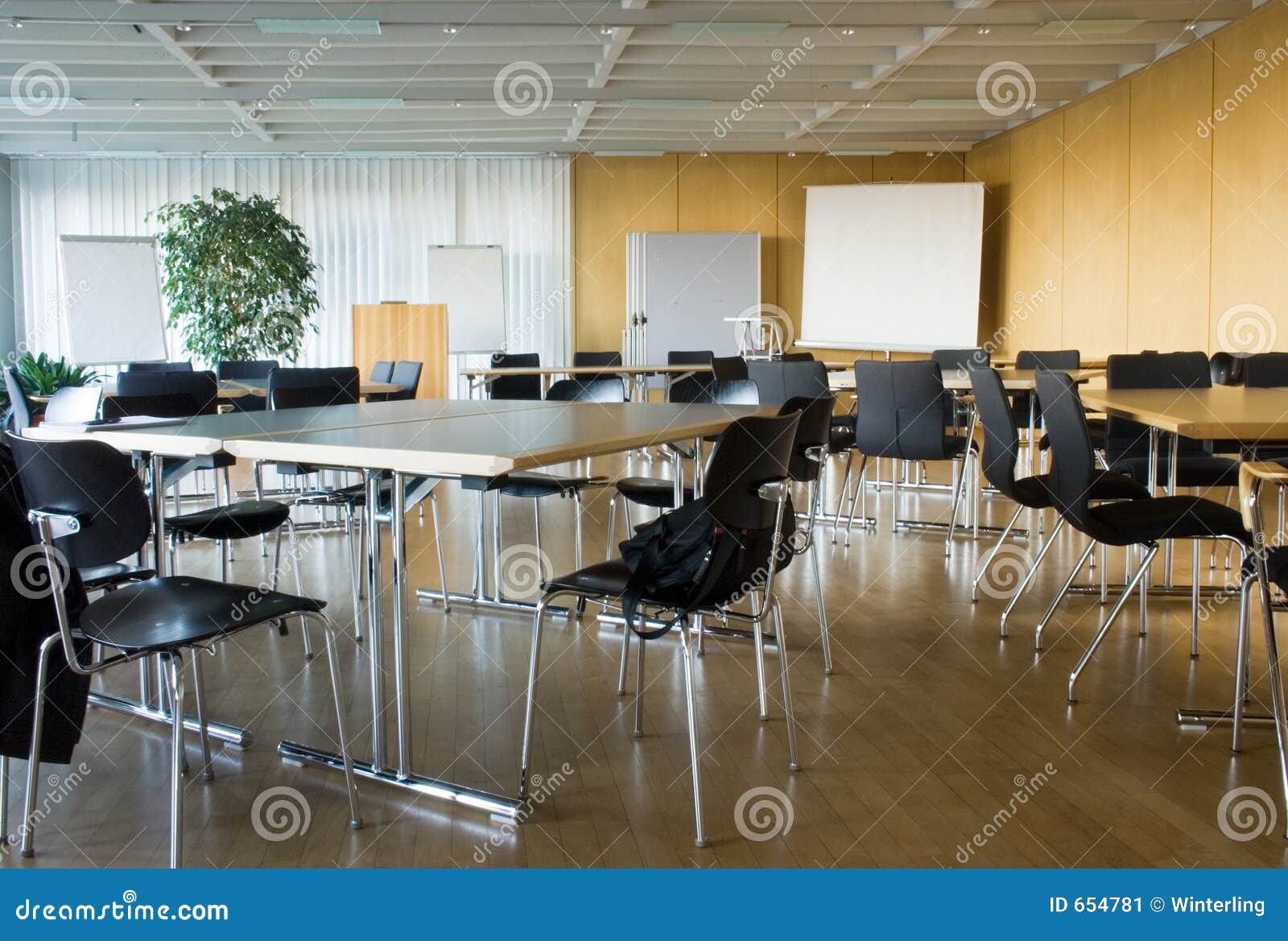 Empty Conference Room stock image. Image of inside, learning - 654781
