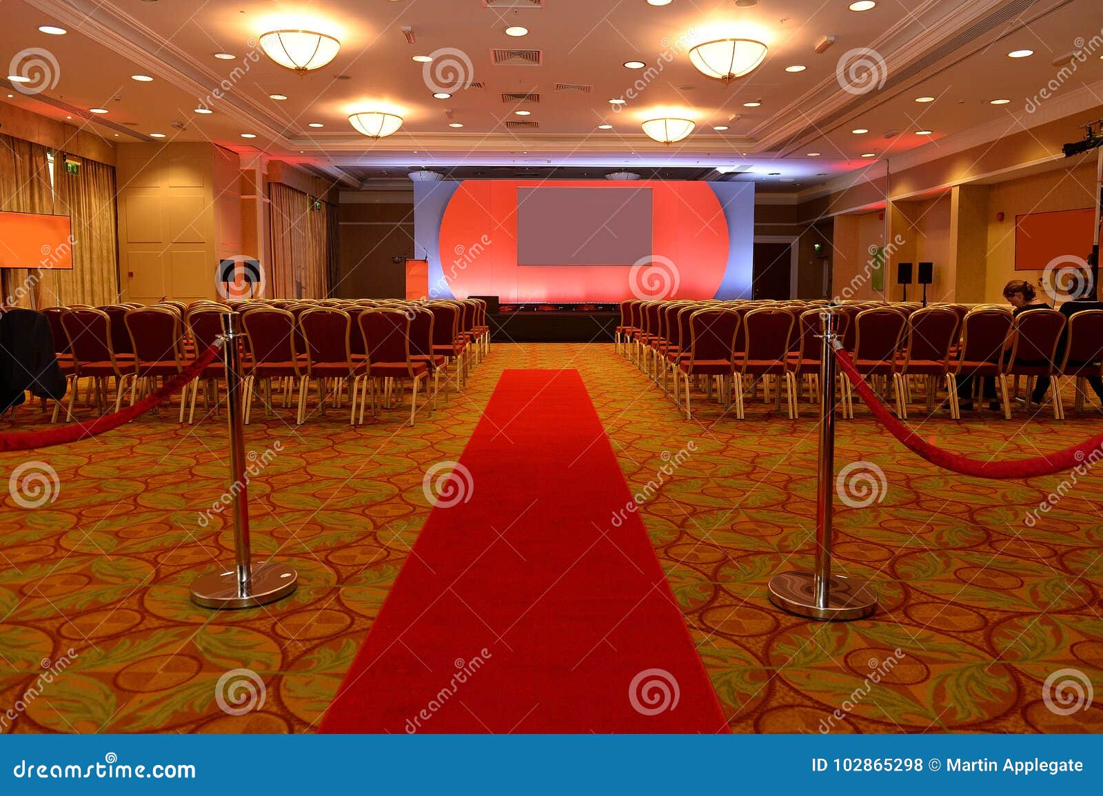Empty conference room stock photo. Image of vacant, interior - 102865298