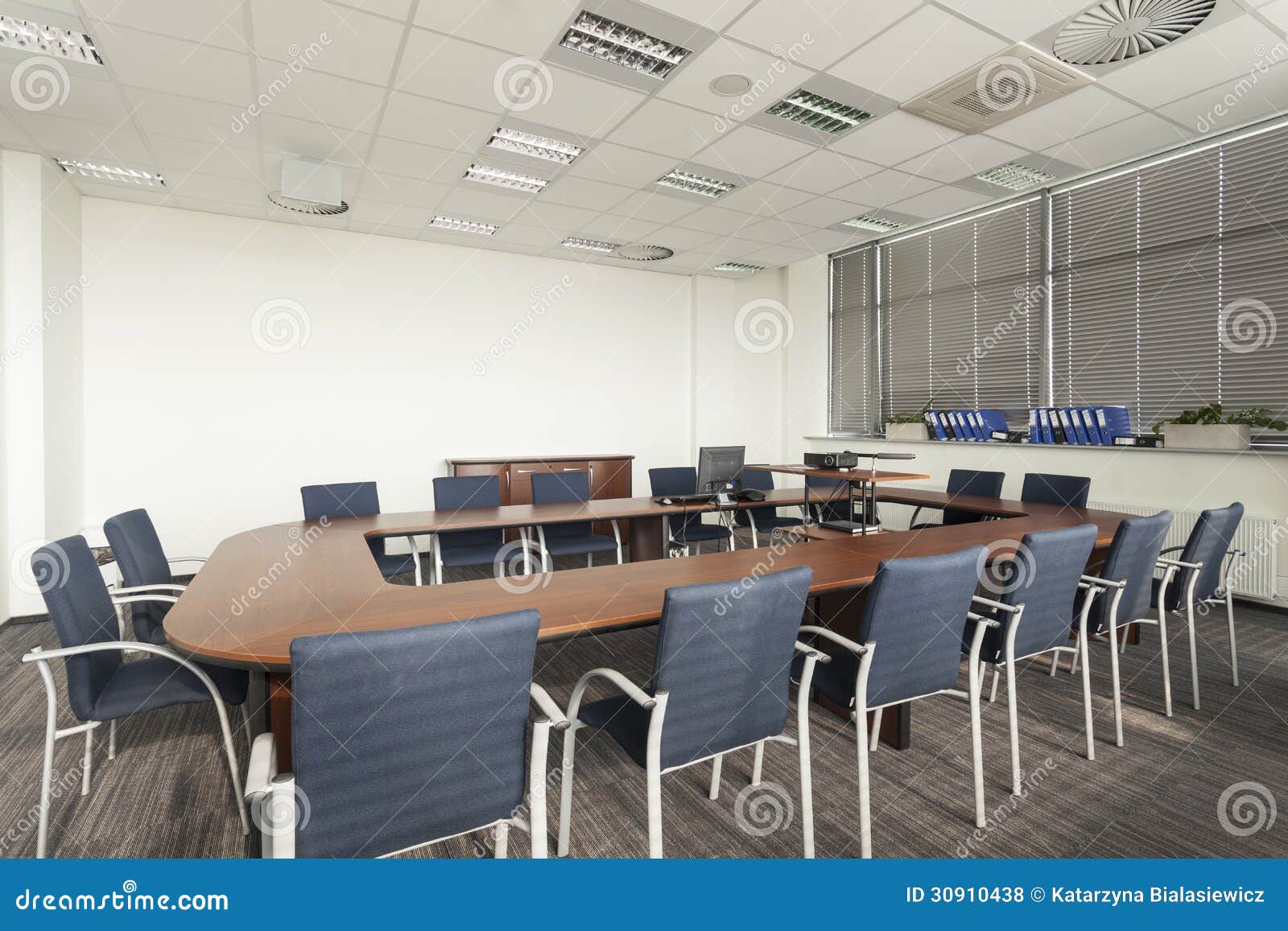 Empty conference room stock photo. Image of contemporary - 30910438