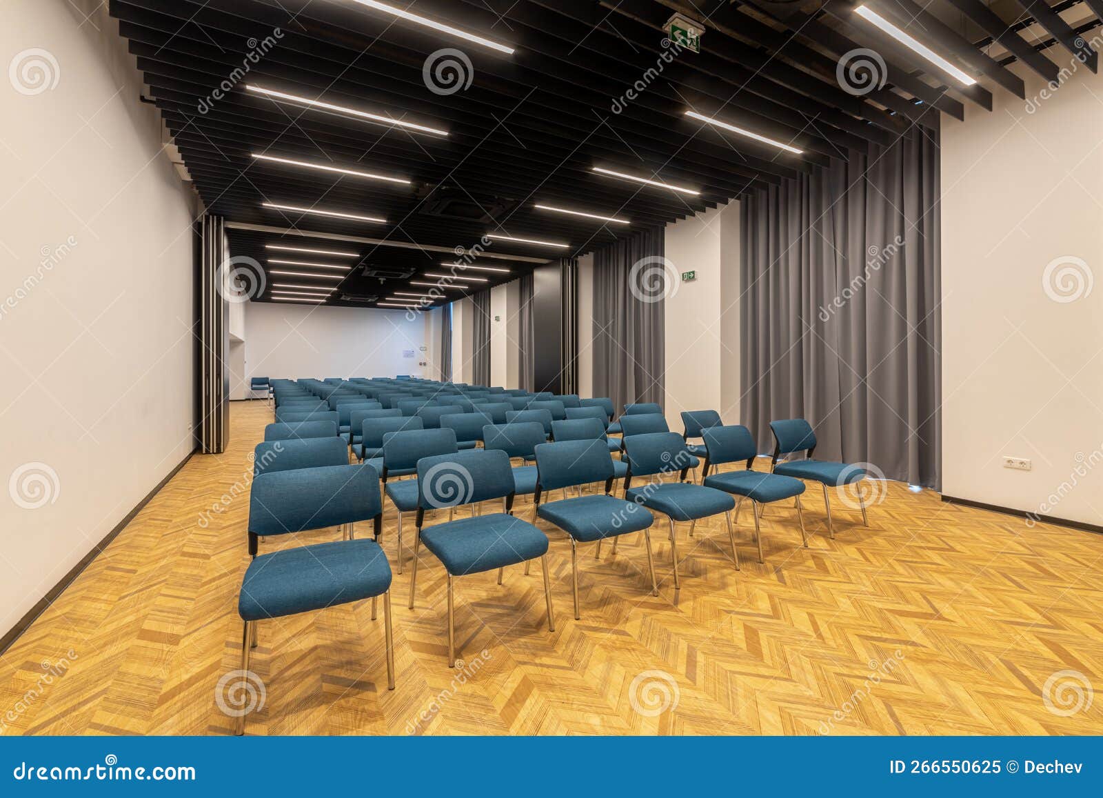 Empty Conference Room. Interior of Modern Conference Hall Editorial ...