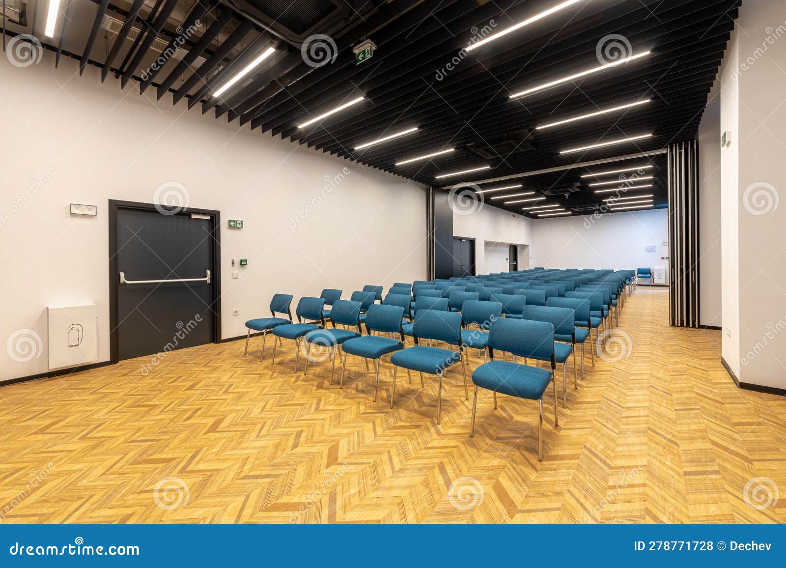 Empty Conference Room. Interior of Modern Conference Hall Stock Photo ...