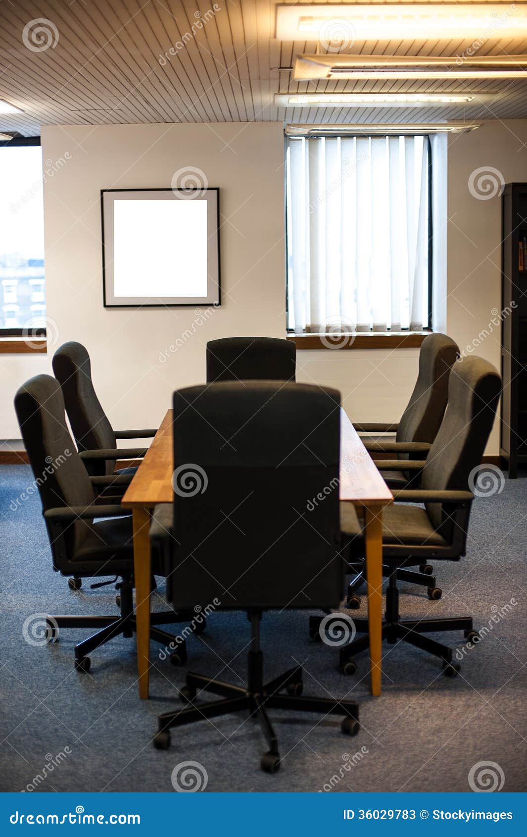 Empty conference room stock image. Image of hall, conference - 36029783