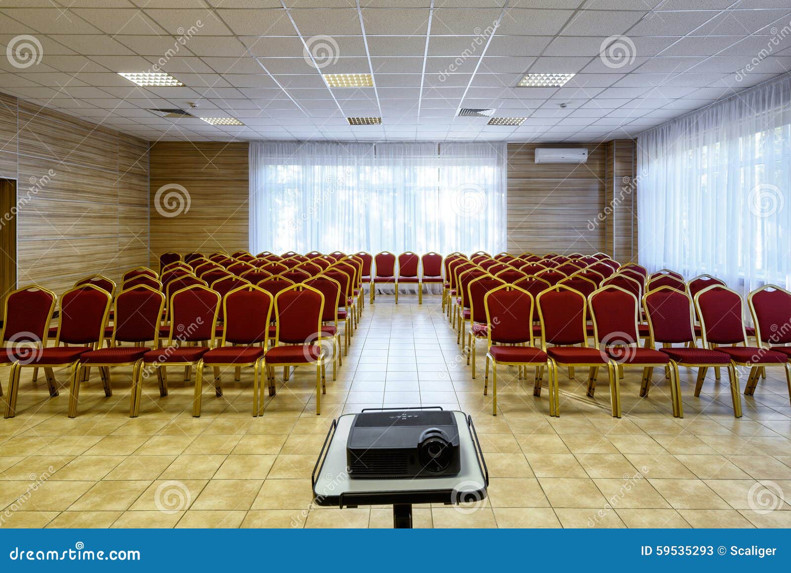 Empty conference room stock image. Image of college, clean - 59535293