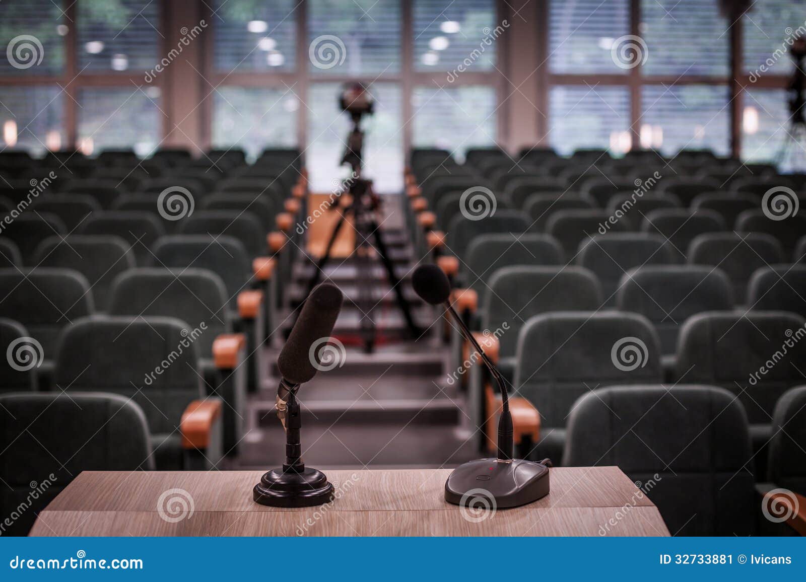 Empty conference room stock image. Image of empty, auditorium - 32733881