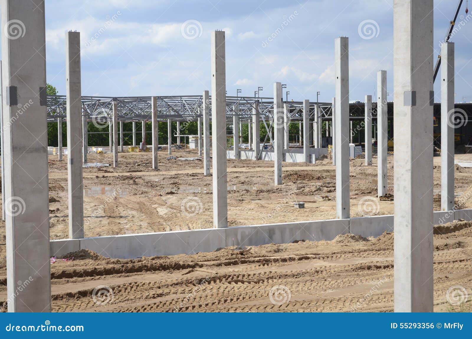 Empty construction site stock photo. Image of island - 55293356