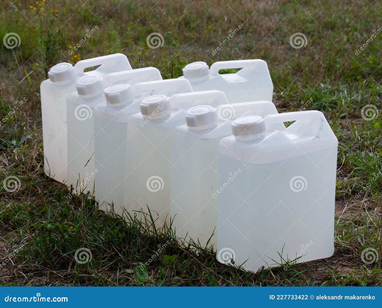 Empty Container Canister for a Set of Drinking Water Stock Photo ...
