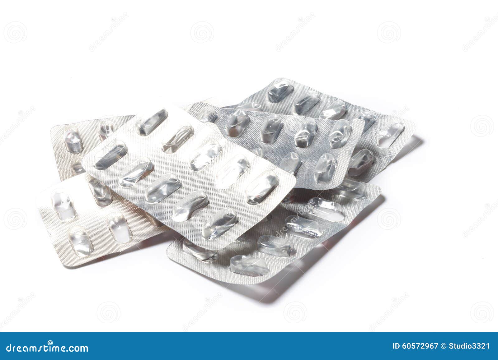 Empty Container of Pills Capsules of Medicament Stock Image - Image of ...