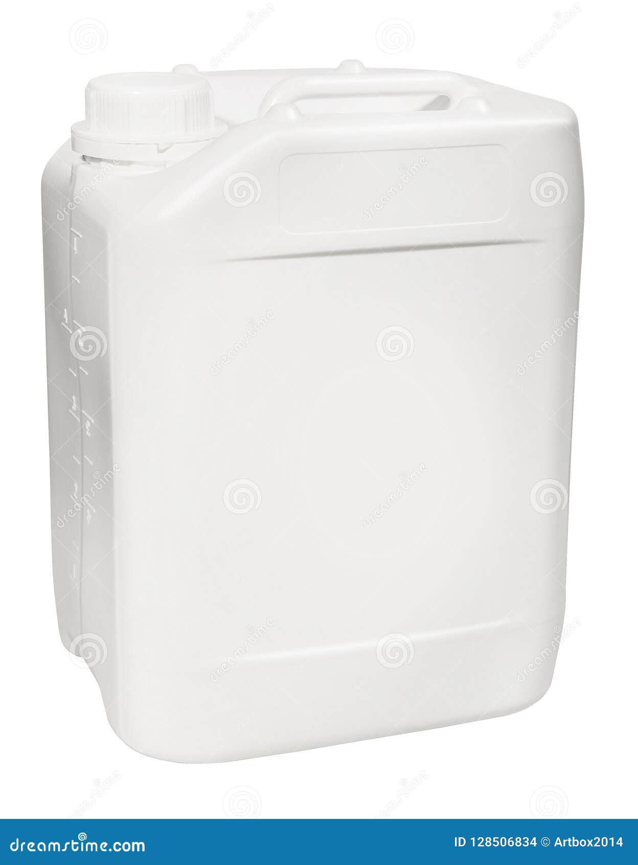 Empty Container on White Background Stock Photo - Image of disposal ...