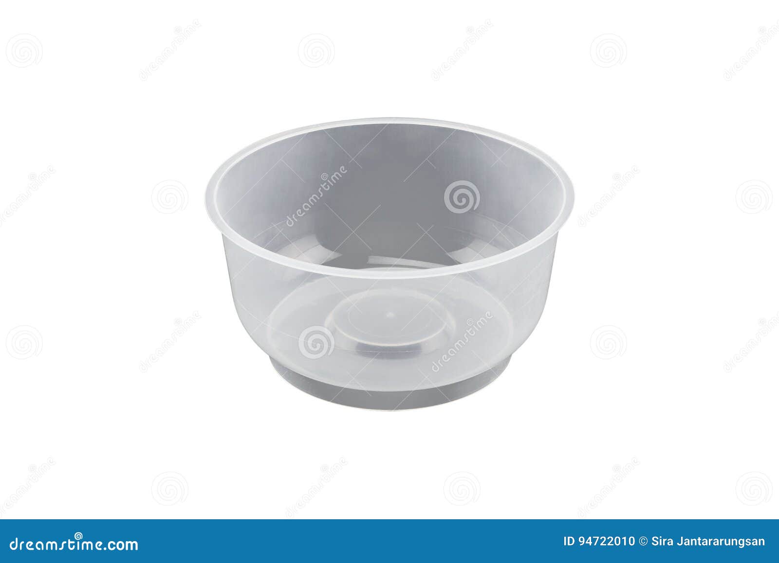 Empty Containers for Food Isolated on White Background Stock Photo ...
