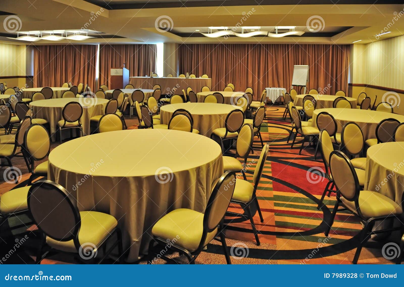 Empty Convention Center Hall Stock Photo - Image of chairs, conference ...