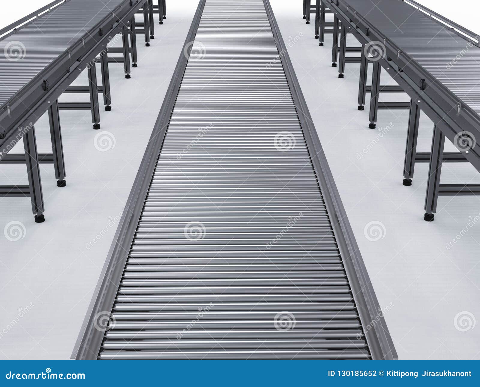 Empty conveyor line stock illustration. Illustration of sieve - 130185652
