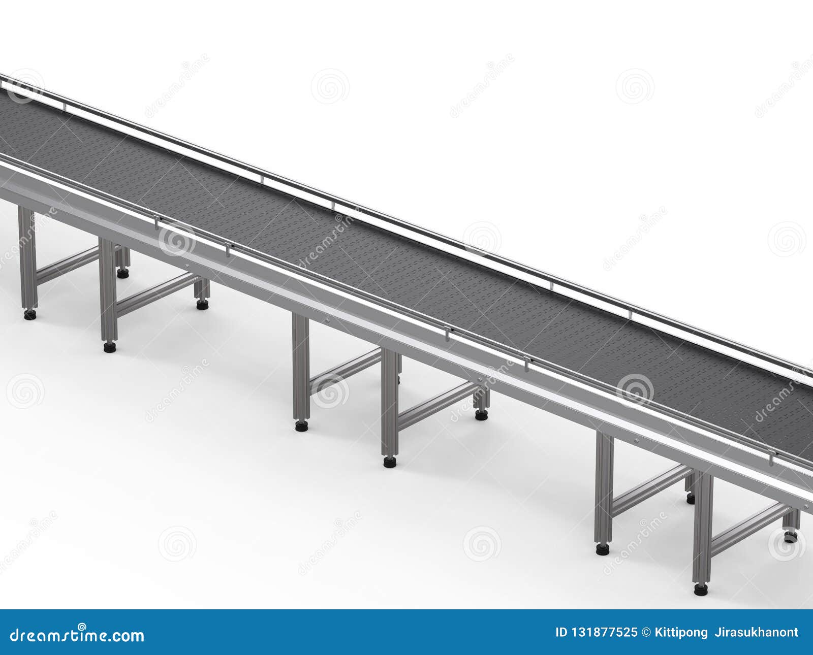 Empty conveyor line stock illustration. Illustration of plant - 131877525