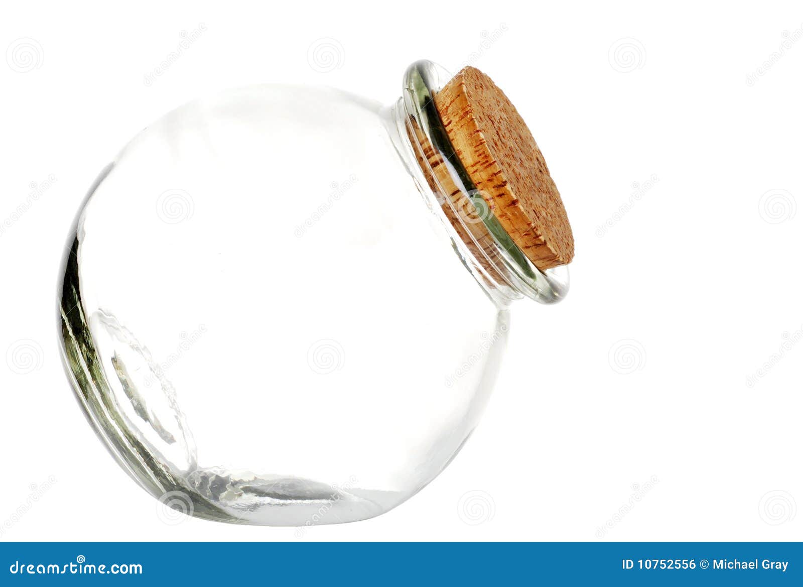 Empty cookie jar stock photo. Image of translucent, glass - 10752556