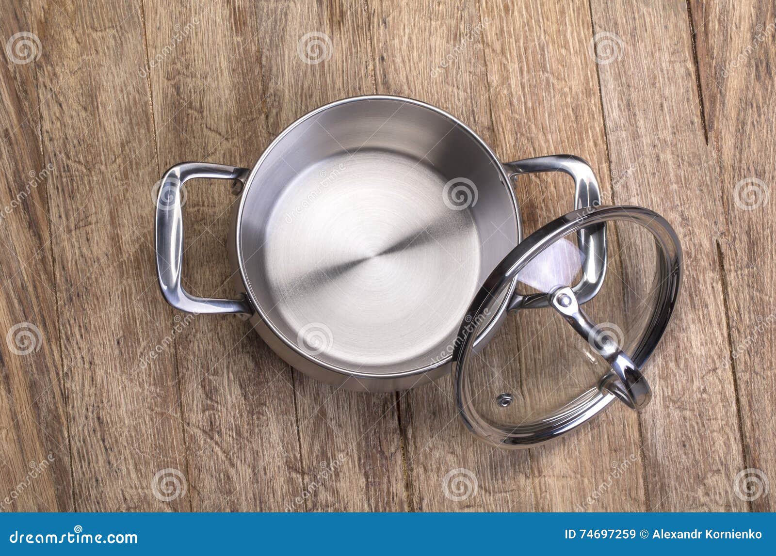 Empty cooking pot stock image. Image of cook, iron, handle - 74697259