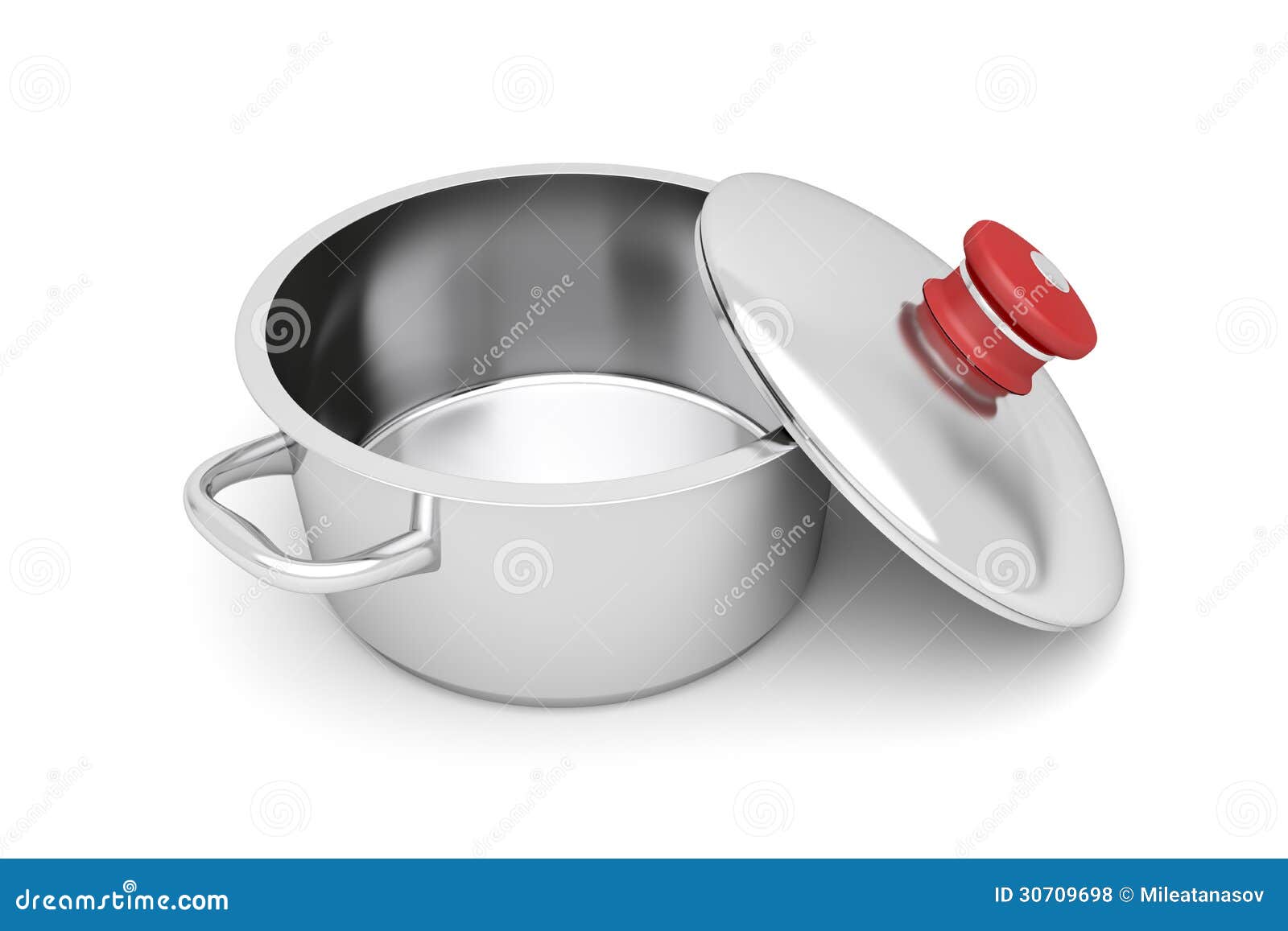 Empty cooking pot stock illustration. Illustration of open - 30709698