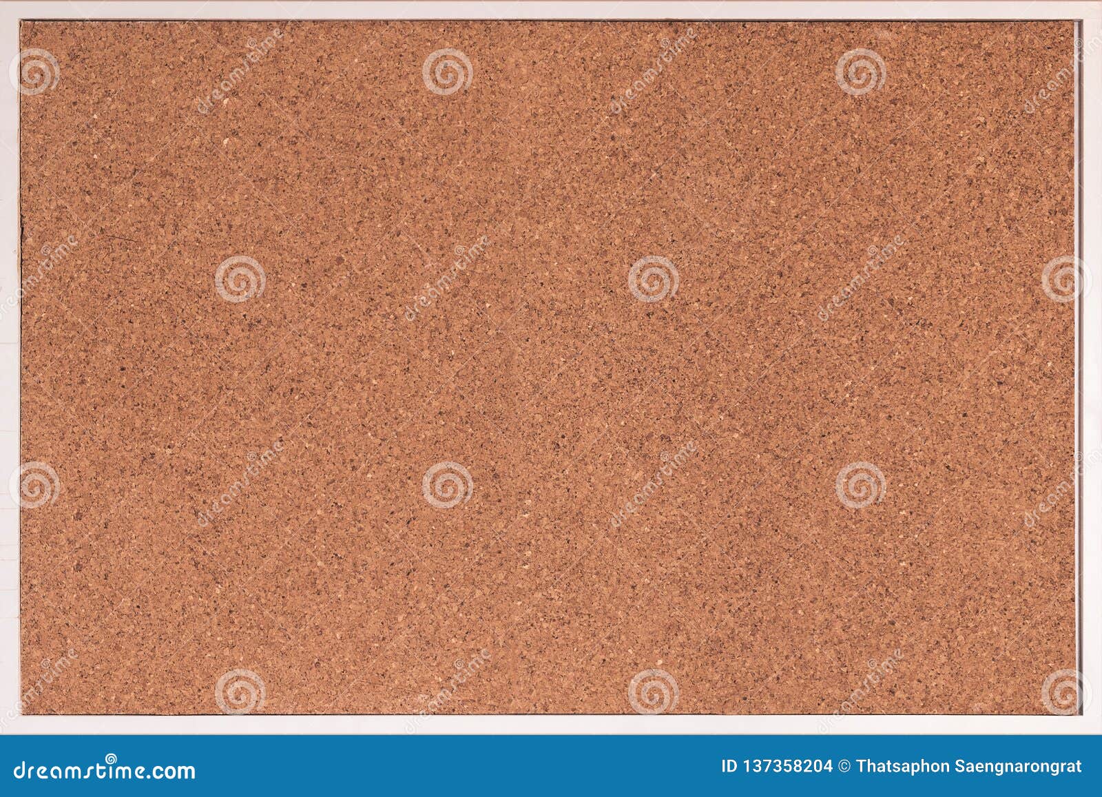 Empty Cork Board with Frame Background Stock Photo - Image of bulletin ...