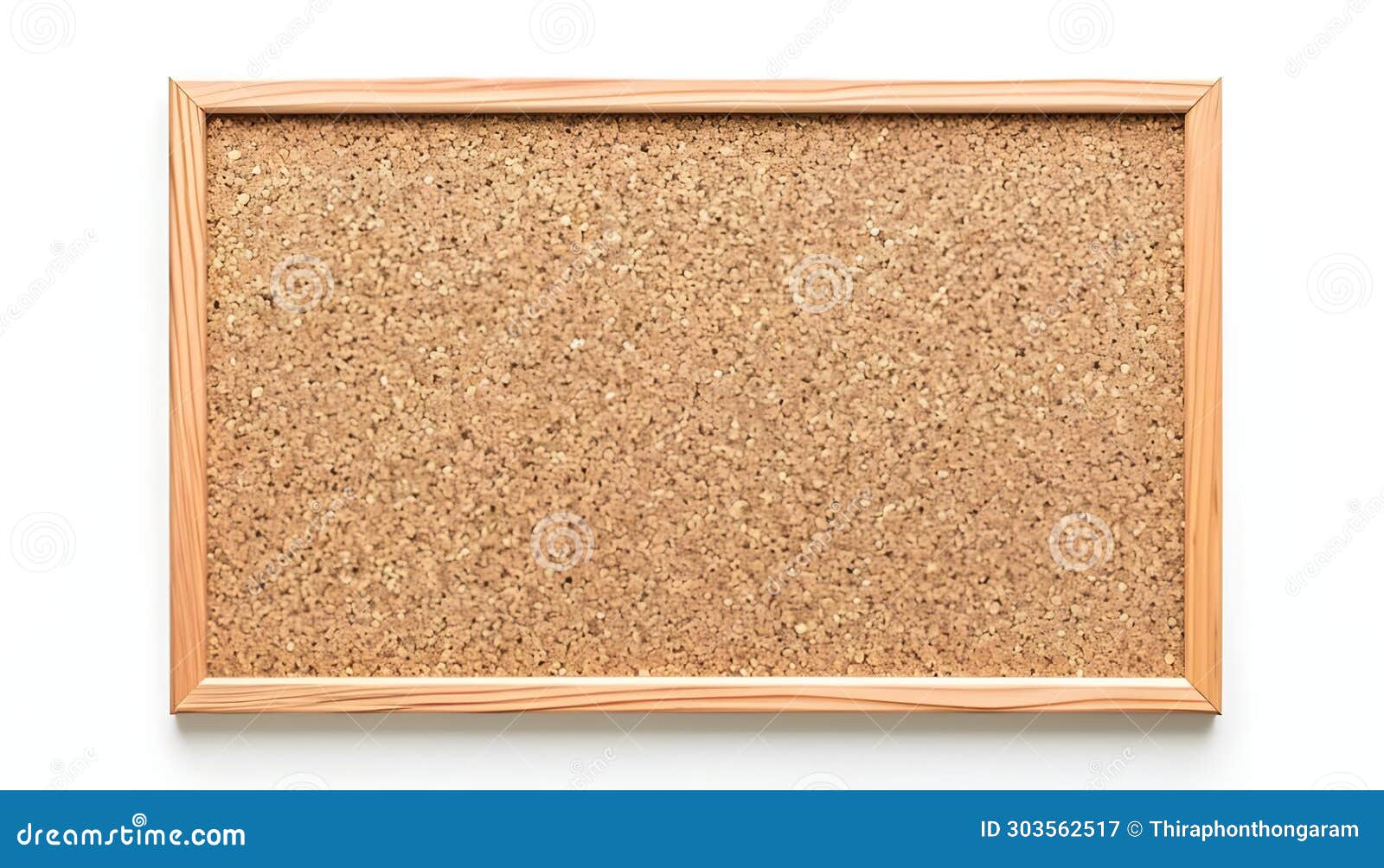 Empty cork board isolated stock illustration. Illustration of note ...