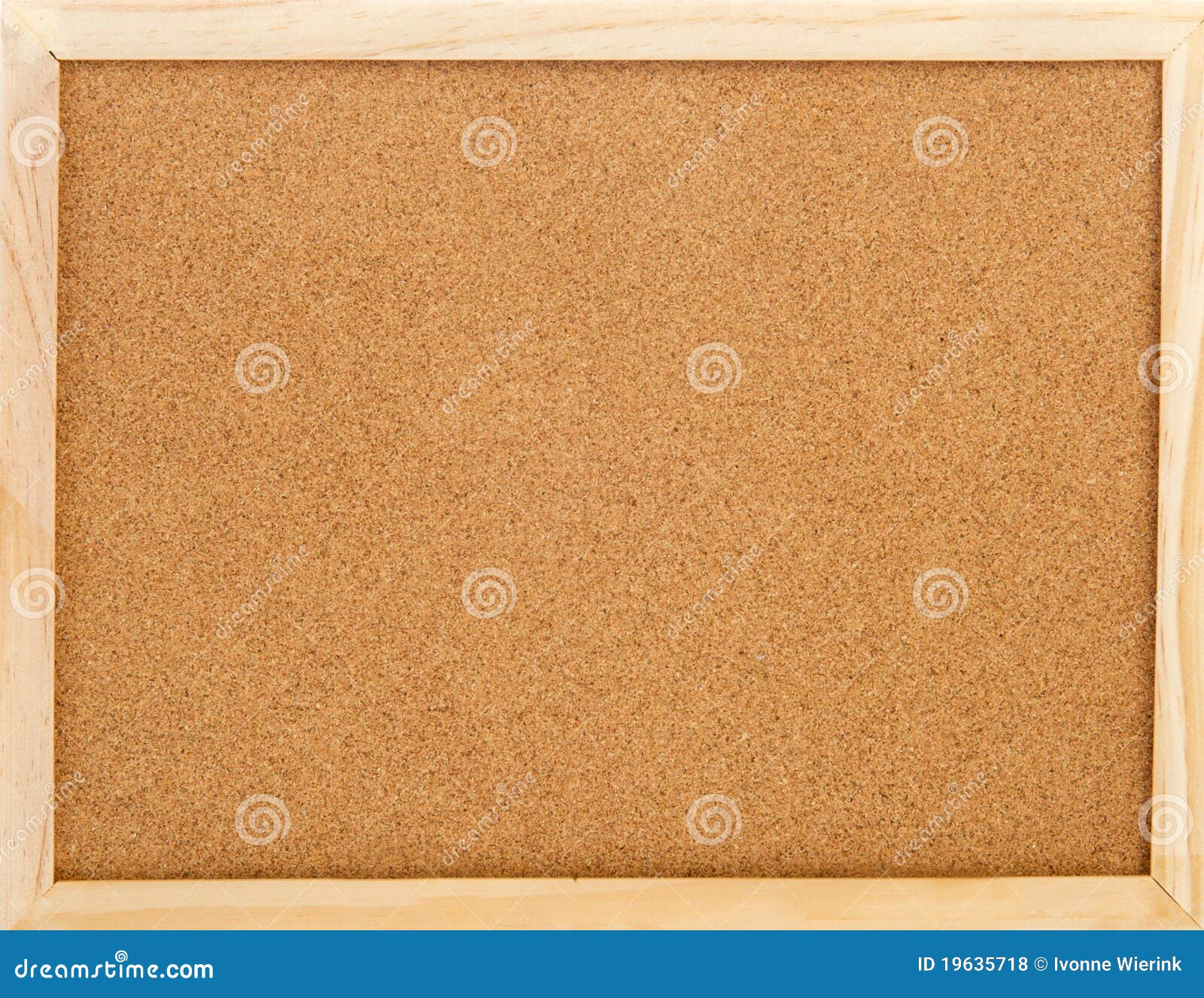 Empty cork memo board stock photo. Image of office, memo - 19635718
