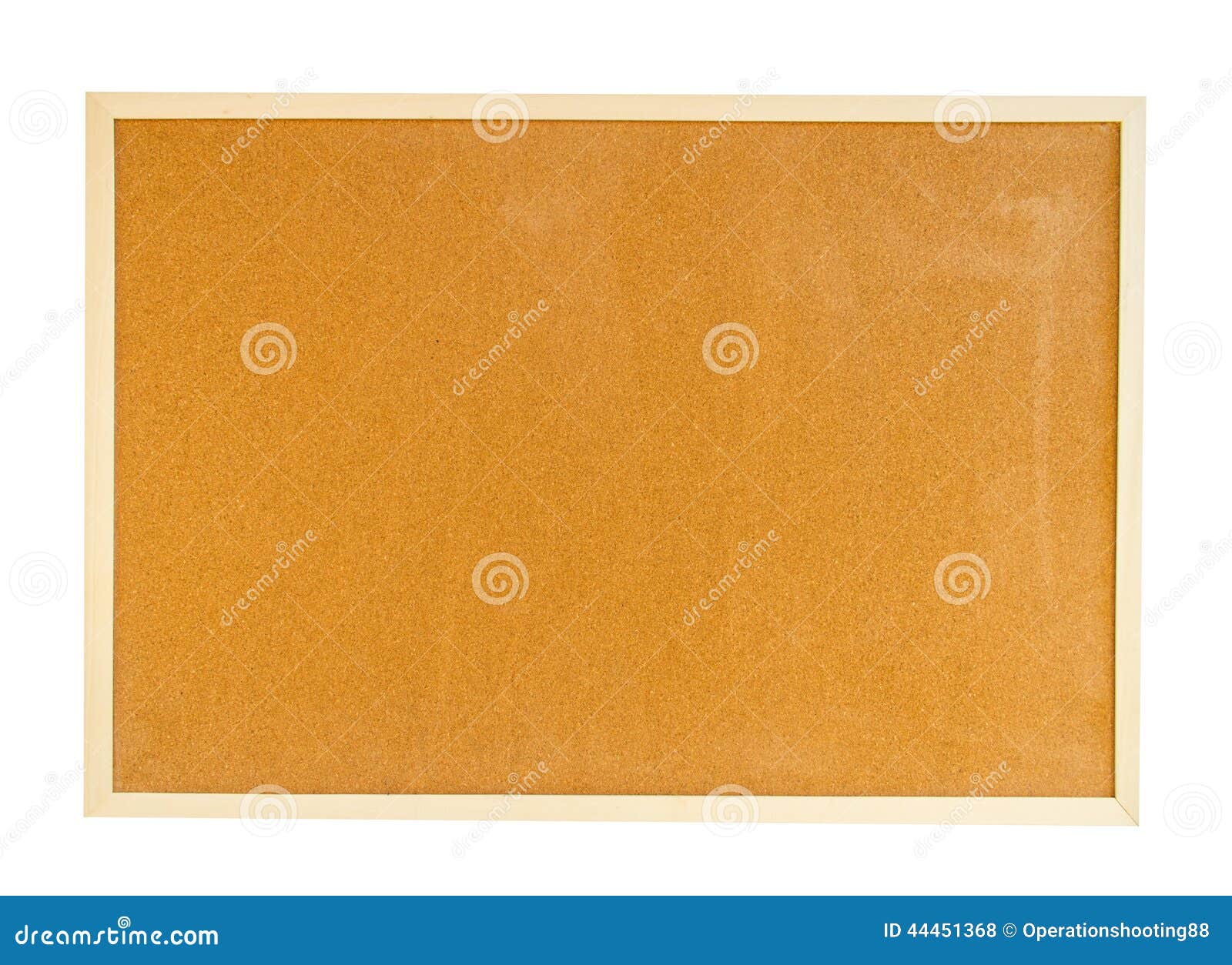 Empty cork memo board stock photo. Image of frame, announcement - 44451368
