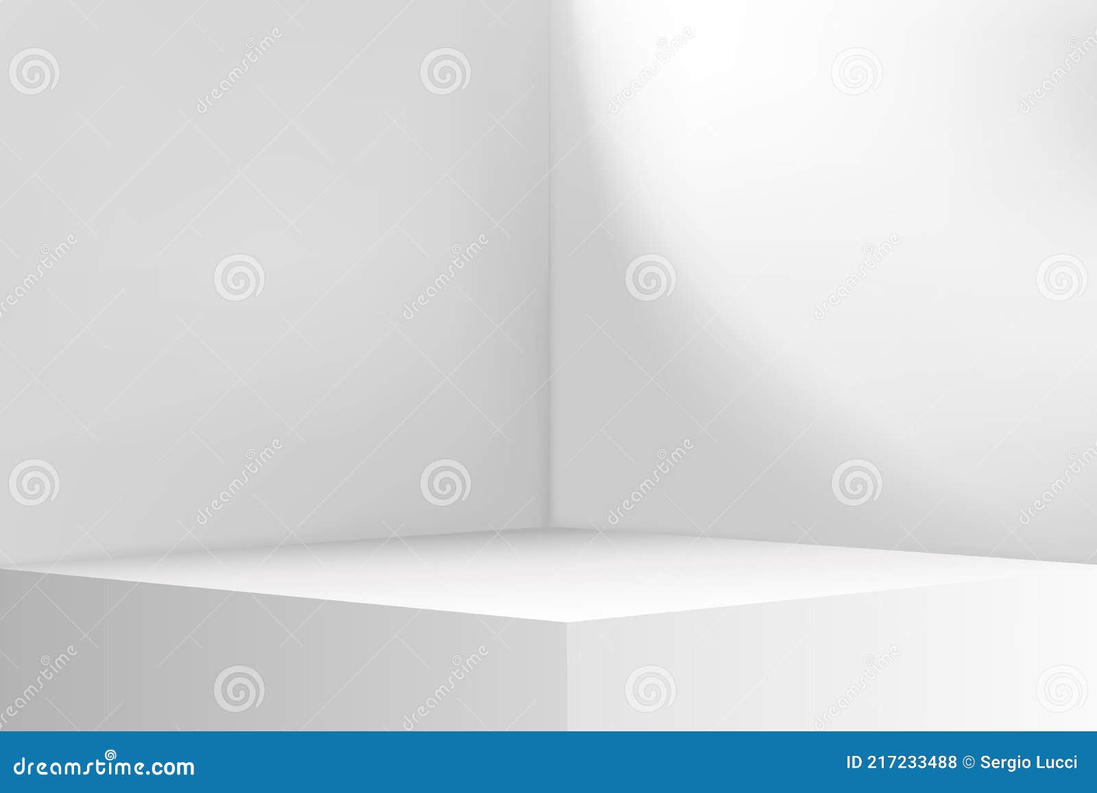 Empty Corner, Room Inner Space, Interior Mock Up Stock Vector ...