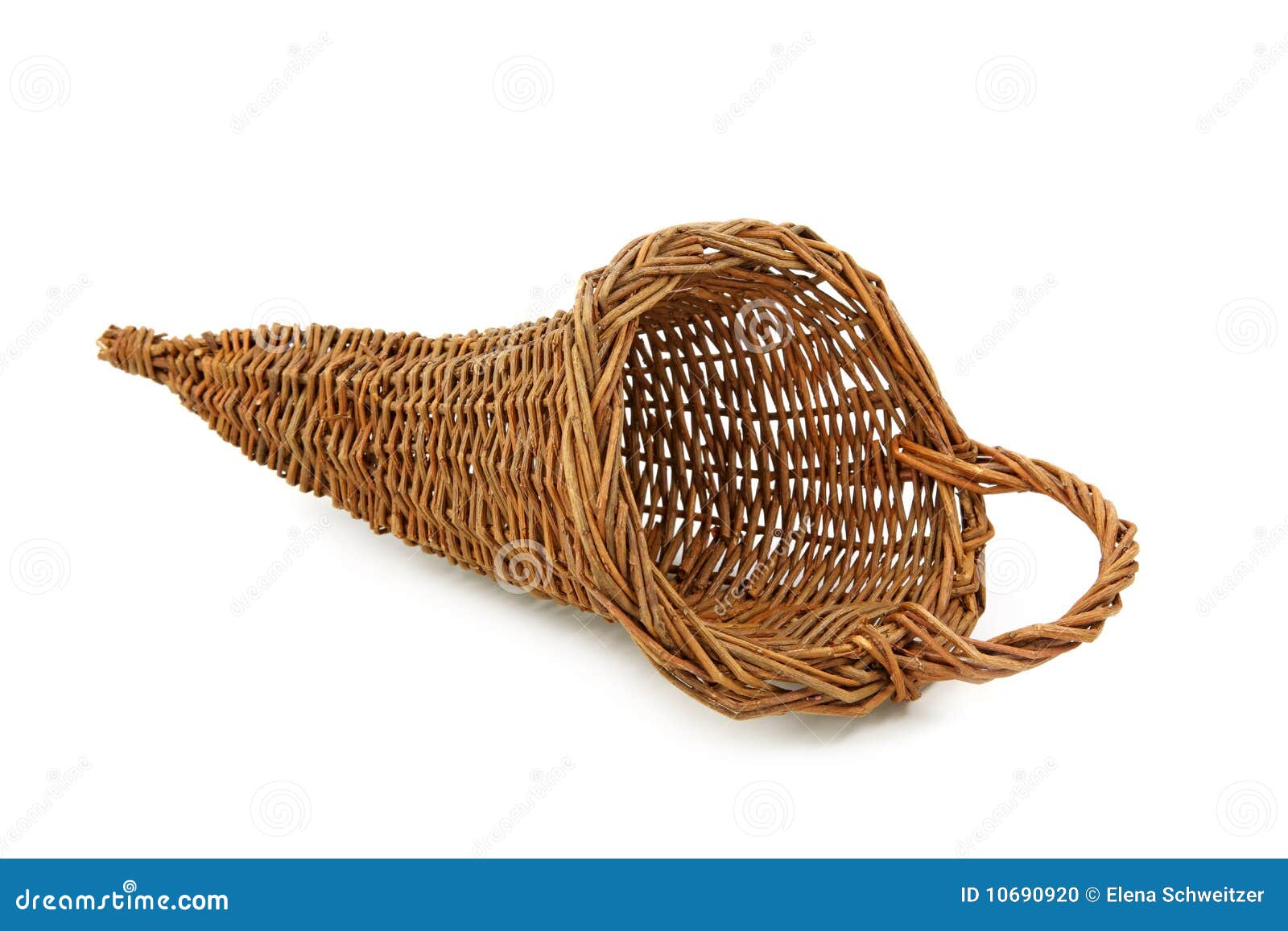 Empty cornucopia stock photo. Image of wicker, plenty - 10690920