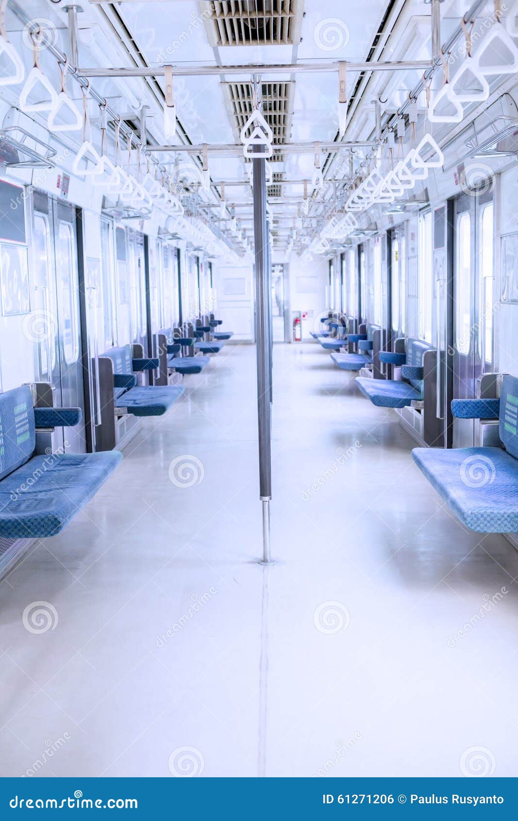 Empty Corridor Inside Commuter Train Royalty-Free Stock Image ...