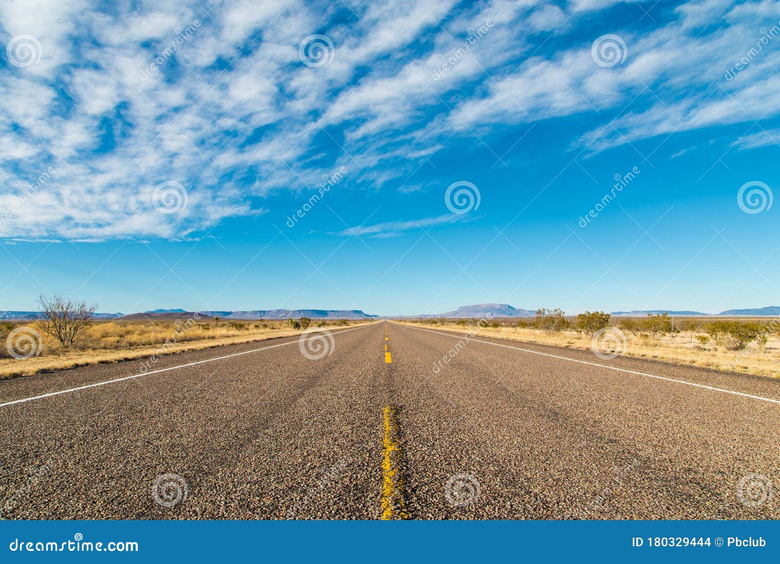 Empty Country Road stock photo. Image of landscape, nature - 180329444