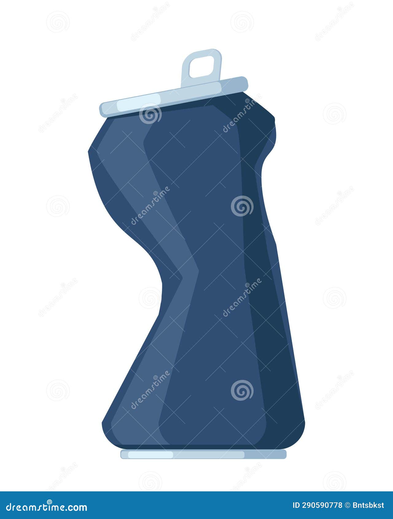 Crushed Soda Cola Tin Or Aluminium Can Cartoon Logo Mascot ...