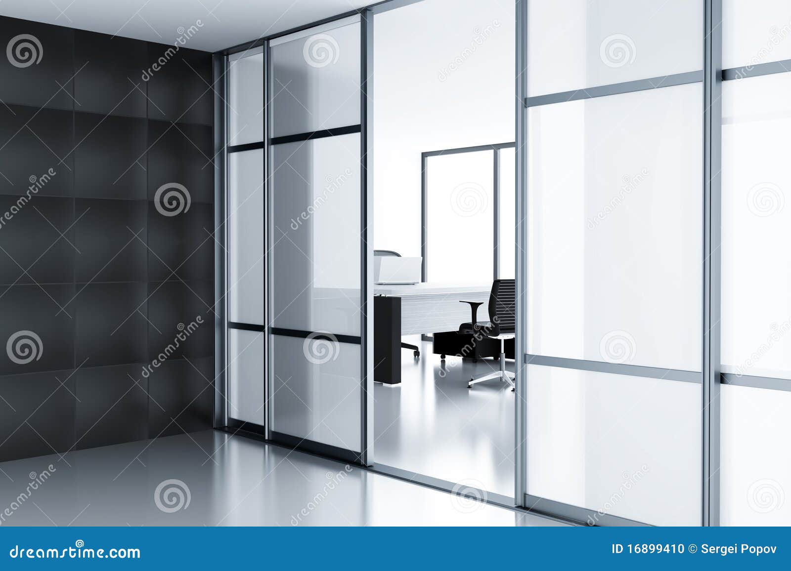 Empty cubicle stock illustration. Illustration of doors - 16899410