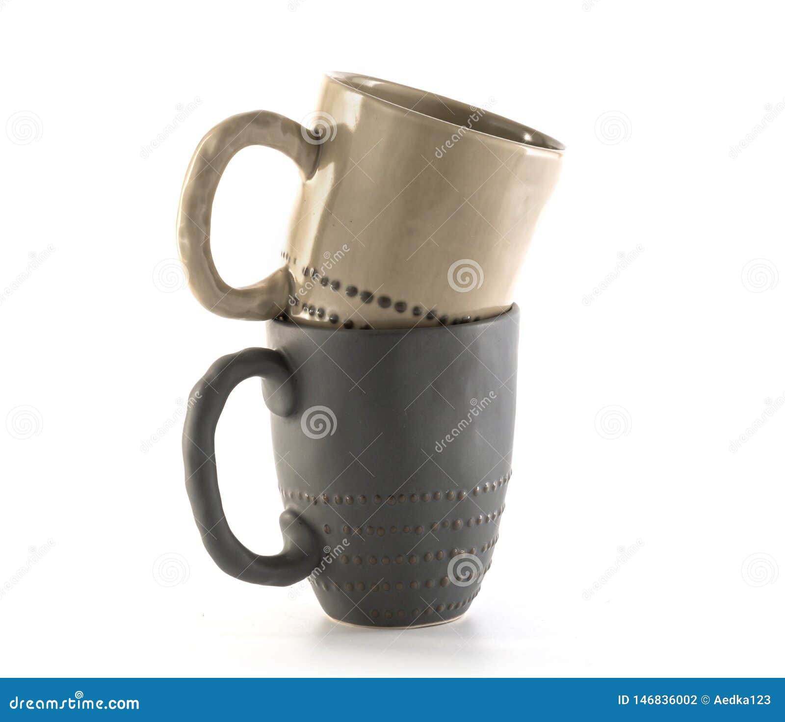 Empty cup of coffee or mug stock photo. Image of kitchen - 146836002