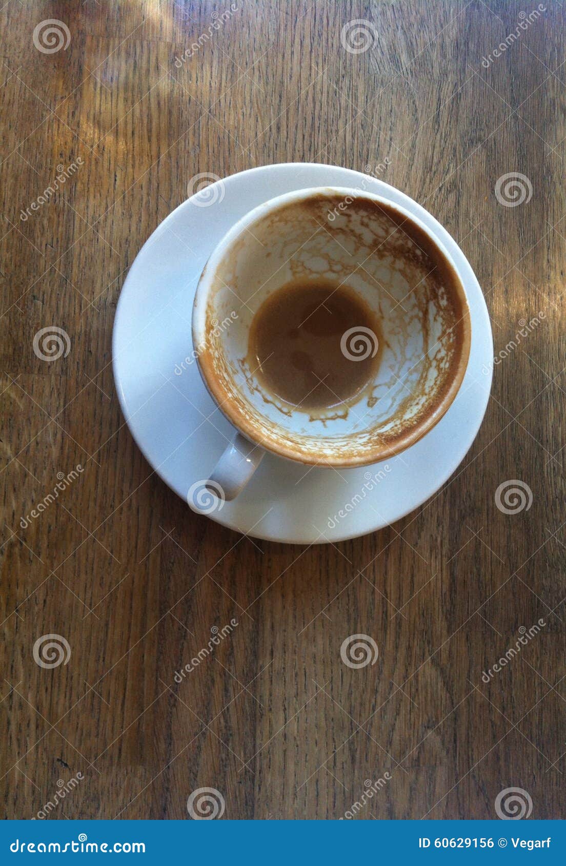 Empty cup coffee stock photo. Image of empty, table, wooden - 60629156