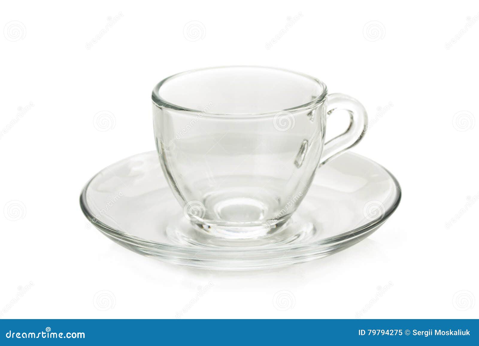 Empty Cup Isolated on White Stock Image - Image of sugar, dish: 79794275
