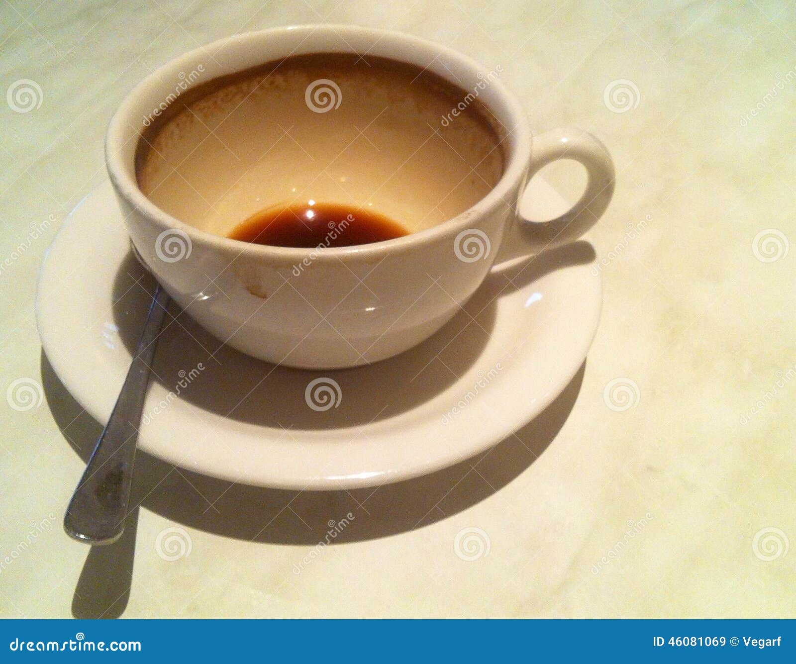 Empty coffee cup stock image. Image of marble, empty - 46081069